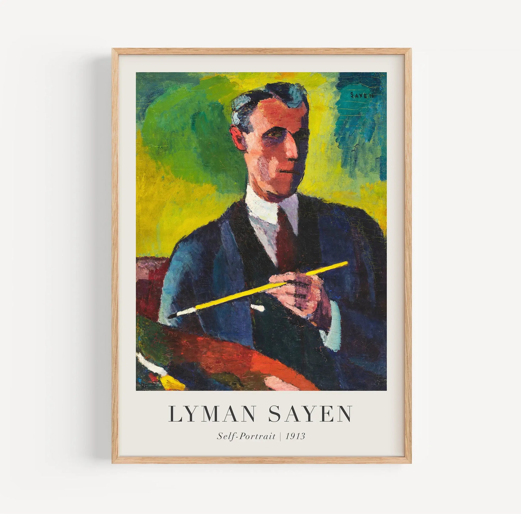 Henry Lyman Sayen Zelfportret Poster Kopen